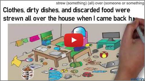 Strewn - Idioms by The Free Dictionary