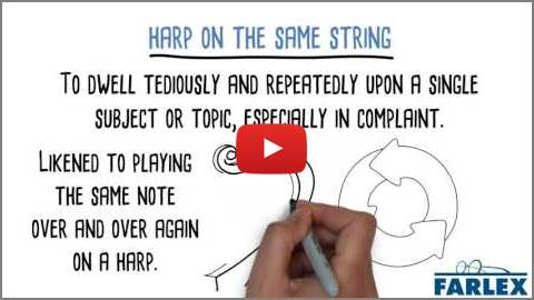 Harping - Idioms by The Free Dictionary