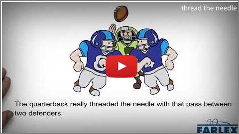 Thread-the-needle - Idioms by The Free Dictionary